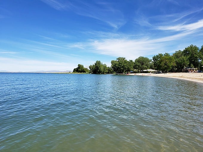 Mother Nature's swimming pool comes complete with a sandy beach, gentle waves, and no chlorine burn. The Wasatch Mountains provide the ultimate backdrop for your aquatic adventures.