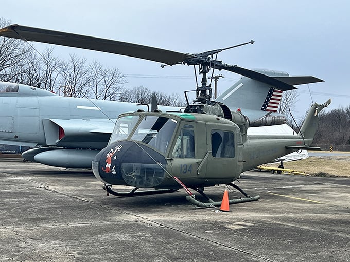This Bell UH-1 "Huey" helicopter isn't just an aircraft&mdash;it's the iconic soundtrack of an era, its distinctive whop-whop-whop forever etched in history. 