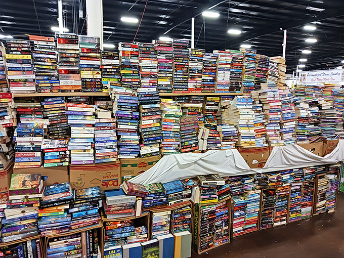 Literary mountains that would make any bookworm weak at the knees. Somewhere in this paper Everest is that out-of-print novel you've been hunting for years.