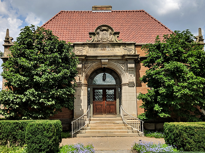 This terracotta-roofed entrance isn't just historic architecture&mdash;it's a time portal to an era when Victorians collected plants instead of Instagram followers.