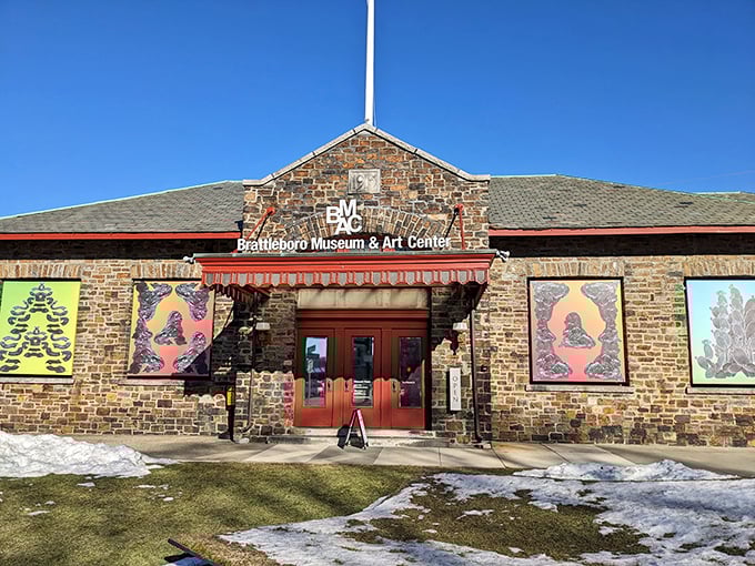 The Brattleboro Museum & Art Center transforms a former train station into a cultural hub, proving small towns can deliver big-city artistic experiences.