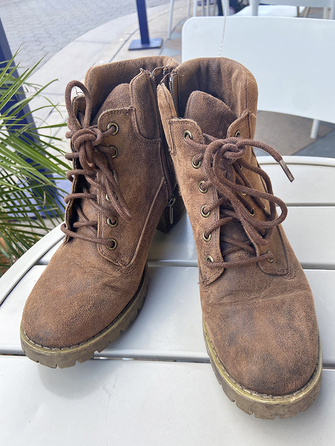 These well-loved boots have stories to tell. For under $10, you can continue writing their next chapter with your own adventures.
