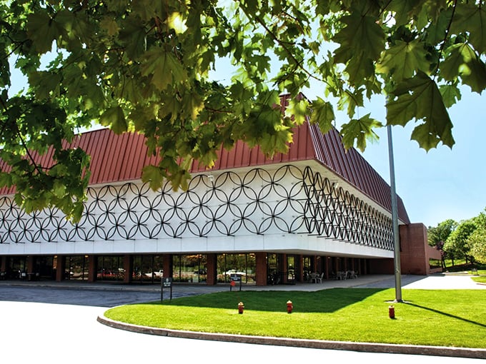 The Center for the Arts stands as a modernist marvel, its distinctive geometric facade a testament to Midland's architectural ambitions beyond its modest size.