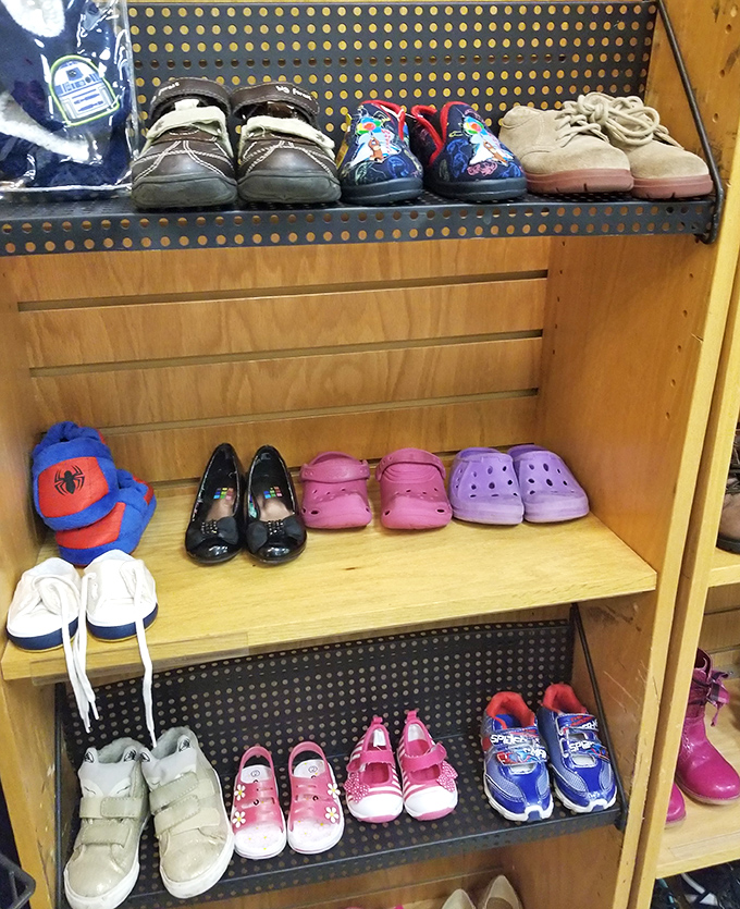 Vinyl records and vintage frames create a time-traveling corner where nostalgia meets practicality. One person's memories become another's discoveries.