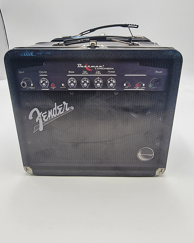 Not just any lunch box&mdash;a Fender amp that rocks both nostalgia and style. Guitar heroes and music lovers, your collectible awaits!