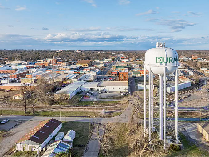 The wide, welcoming streets of Durant invite leisurely strolls where every dollar goes further than your last road trip.