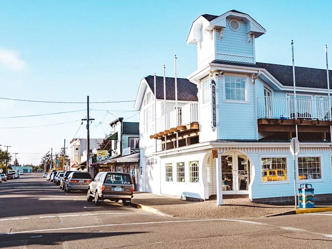 The blue-and-white charm of Old Town's historic buildings feels like stepping into a coastal postcard that somehow came to life.