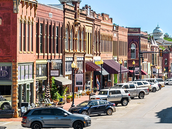 Brick facades and ornate details transport you to another era. Walking these streets feels like stepping into a living history book with modern-day comforts.