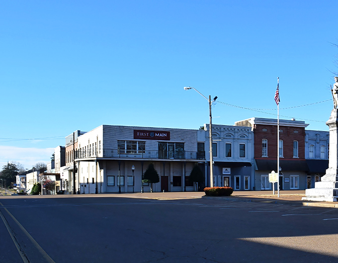 First & Main anchors Grenada's downtown, where $1,200 monthly doesn't just cover expenses&mdash;it funds a lifestyle most retirees only dream about.