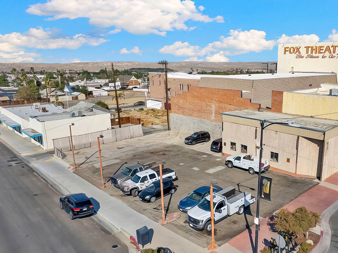 From this bird's-eye view, Taft reveals itself as a town where space isn't a luxury item and the horizon stretches further than your retirement savings.