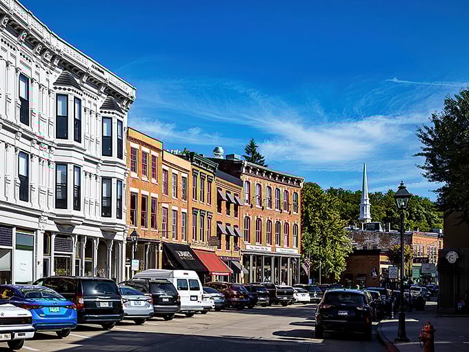 These historic storefronts have witnessed more American history than most textbooks, minus the boring parts about tariffs.
