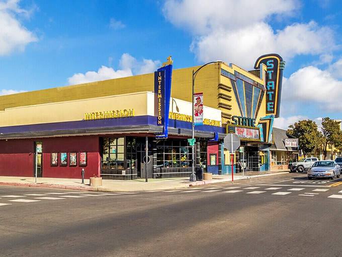 The historic State Theatre stands as downtown Modesto's cultural heartbeat, where you can enjoy independent films without independent-film prices.