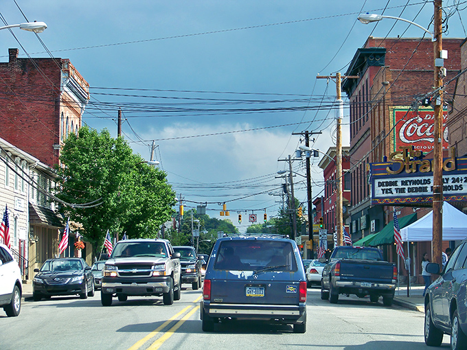 Downtown Zelienople doesn't need neon or skyscrapers to charm you. The vintage Coca-Cola sign says it all: classic, enduring, and refreshingly unpretentious.