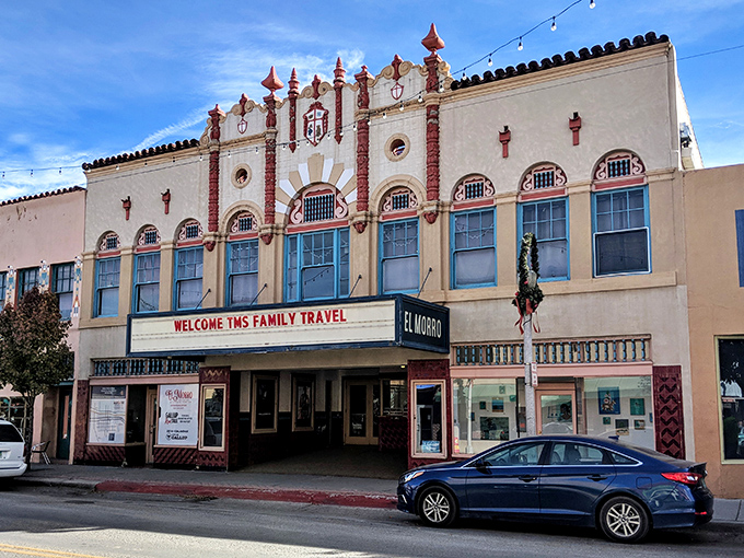 The El Morro Theatre stands like a Spanish Colonial jewel, still entertaining audiences after nearly a century of showtime.