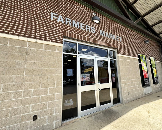 Not all heroes wear capes – some wear aprons behind these unassuming doors, guarding treasures more valuable than gold: perfectly ripe tomatoes and grandma-worthy preserves.