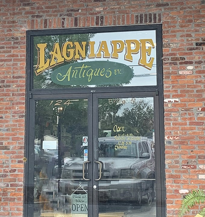 Open might be the most inviting word in the English language when it appears on the door of an antique store. The hunt begins here!