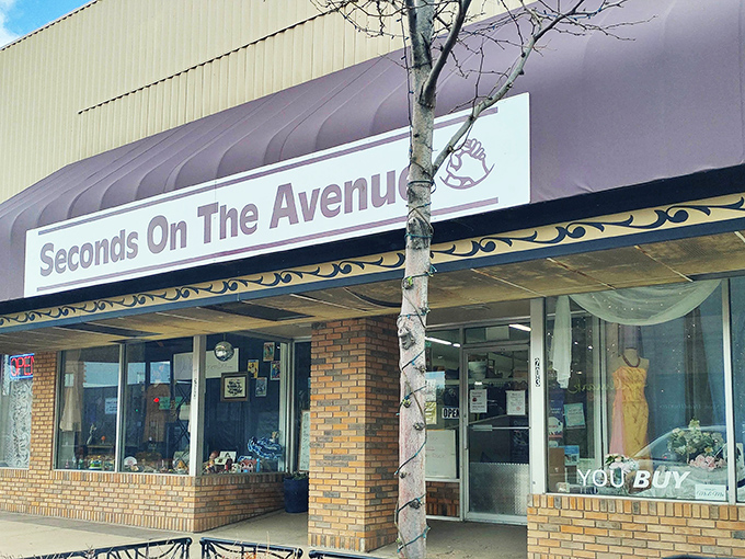 That distinctive awning beckons like a beacon to bargain hunters who know that Wyoming's best shopping secrets hide in plain sight.