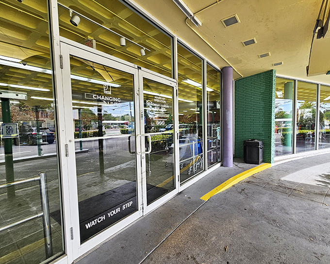 "Watch Your Step" warns the entrance &ndash; solid advice when you're about to stumble into a wonderland of wallet-friendly treasures.