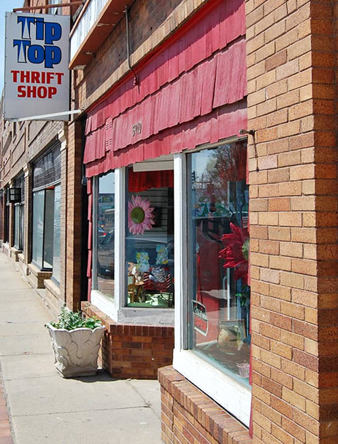 Like a portal to treasure-hunting paradise, this unassuming entrance hides a wonderland of vintage finds and everyday essentials.