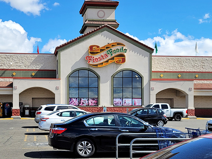 Fiesta Foods stands proud as the neighborhood's cultural cornerstone, where authentic ingredients meet community gathering spot.