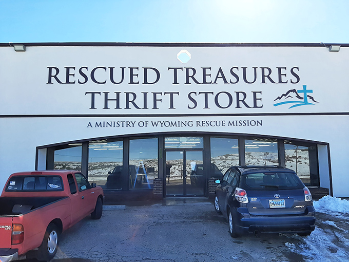 Wyoming's big sky provides the perfect backdrop for this temple of thrift, where your wallet gets a vacation while your shopping addiction doesn't.