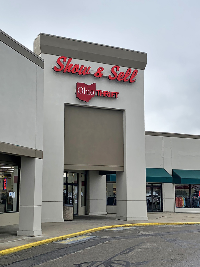 That iconic red signage beckons bargain hunters from miles around. The thrift store equivalent of the Bat-Signal for the fiscally responsible superhero in all of us.