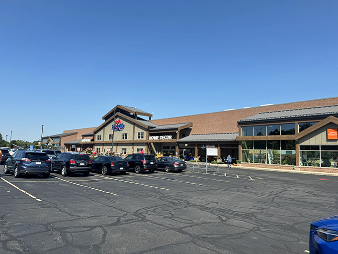 The parking lot tells the whole story: when this many cars show up, something special's happening inside.