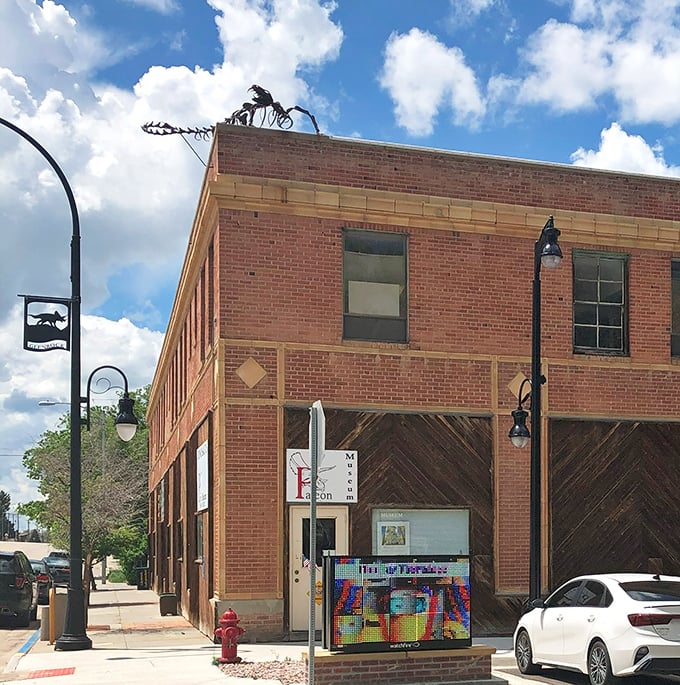 This brick beauty stands tall, whispering stories of Wyoming's past while welcoming today's dreamers and wanderers alike.