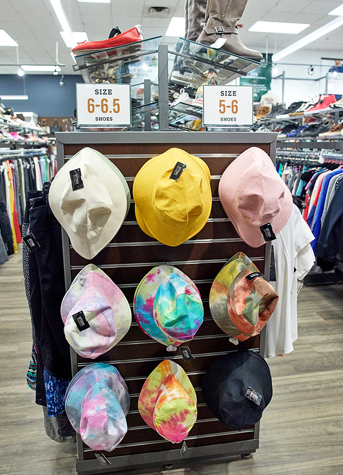 A rainbow of bucket hats that would make Gilligan jealous. From tie-dye dreams to pastel perfection, your summer style upgrade is hanging right here.