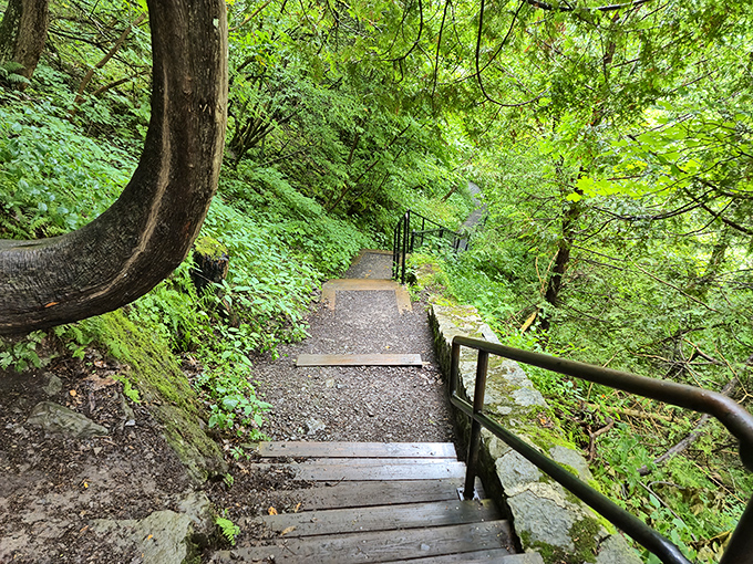 These stairs aren't just a workout&mdash;they're a time machine. Each step down brings you closer to the thundering heart of a 10,000-year-old natural wonder.