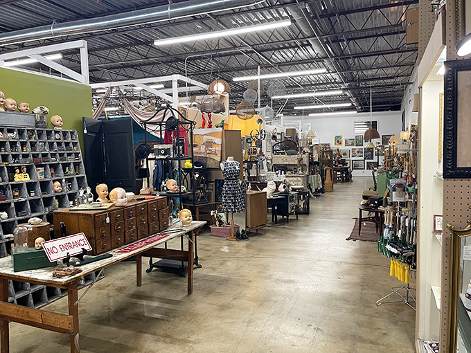Wandering these aisles feels like exploring your eccentric great-aunt's attic&mdash;if she collected everything from mannequin heads to vintage apothecary cabinets