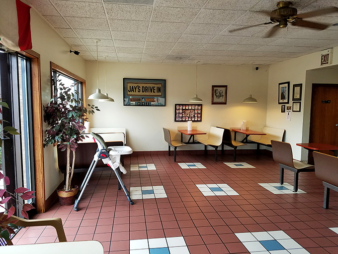 Inside Jay's, time stands still in the best possible way&mdash;red-tiled floors, simple seating, and the promise of beef-induced bliss just steps away at the counter.