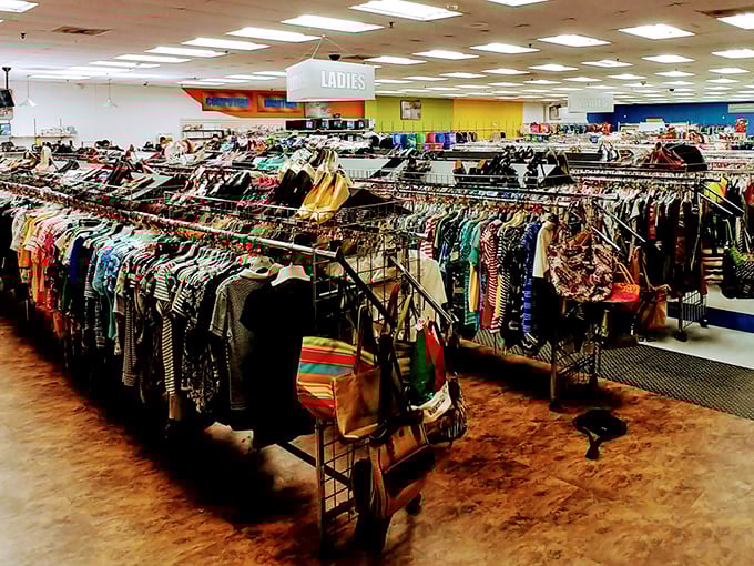 Rows upon rows of possibilities stretch before you like a fashionista's fever dream come true.