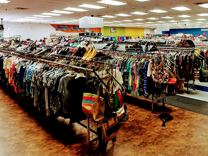 Rows upon rows of possibilities stretch before you like a fashionista's fever dream come true.