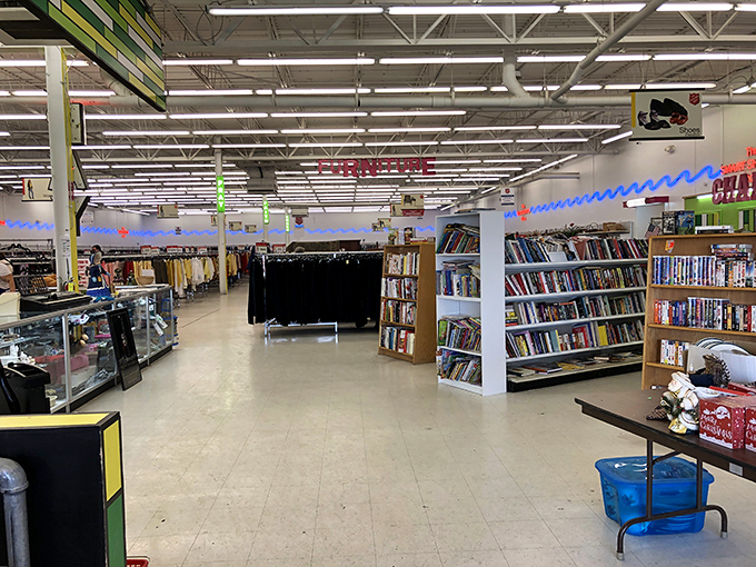 Books to the right, clothing straight ahead&mdash;it's like a department store where everything comes with a backstory.