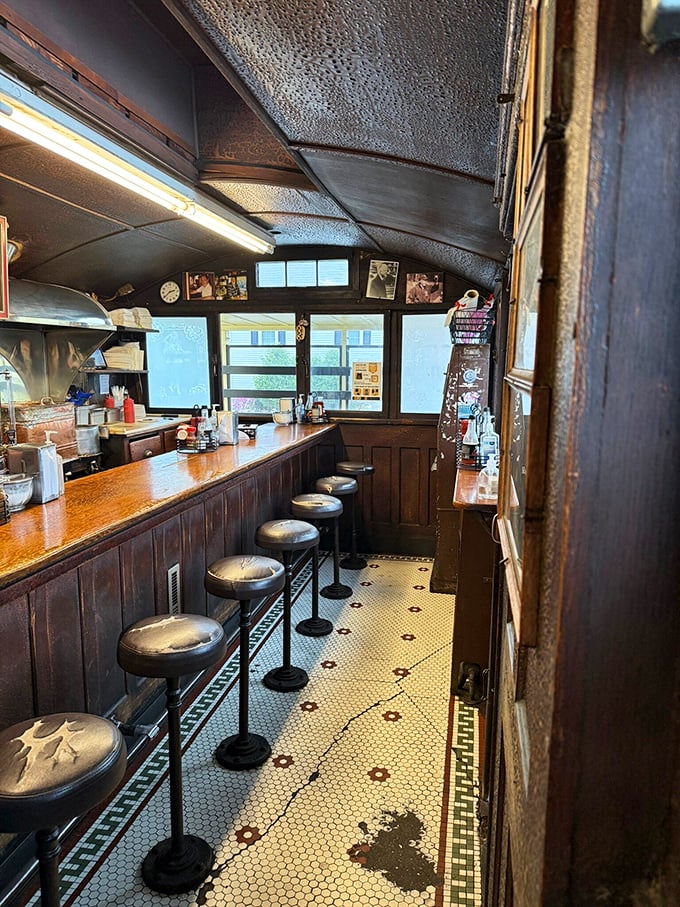Step inside and suddenly you're transported to the golden age of American diners. Ten stools, one counter, infinite stories.