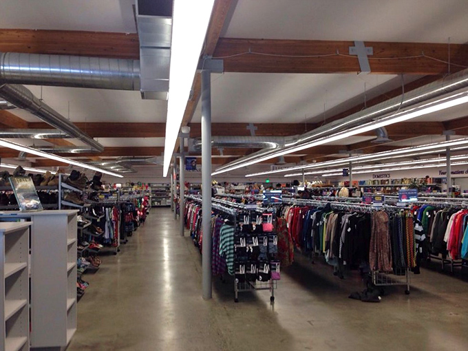 Step inside and prepare for the thrill of the hunt&mdash;rows upon rows of potential treasures await under exposed beams and industrial chic ductwork.