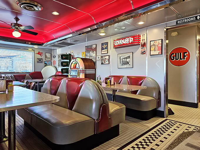 Red vinyl booths, checkerboard floors, and that iconic jukebox &ndash; walking into Dixie's feels like the best kind of time travel.