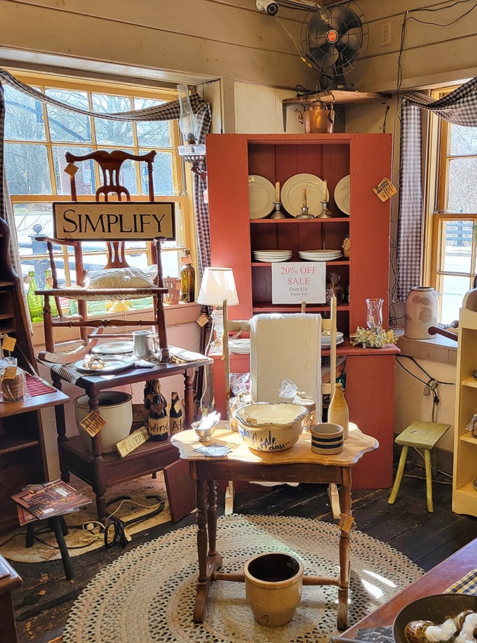 Inside, every corner whispers stories of decades past, waiting for someone to take them home and listen.