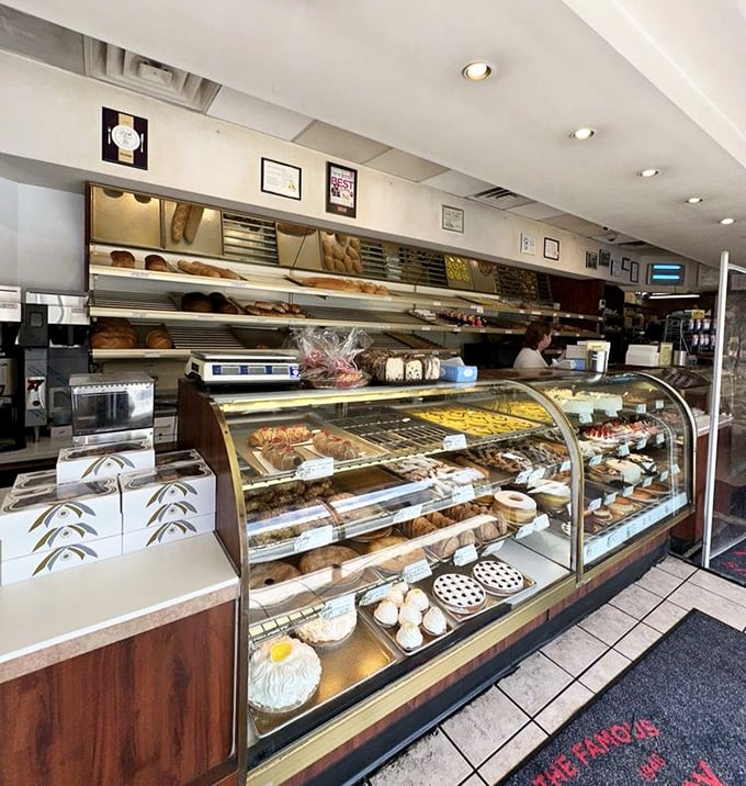 Bakery cases that could make a cardiologist weep with both fear and desire. Each shelf tells a story of tradition, butter, and New Jersey's sweet tooth.