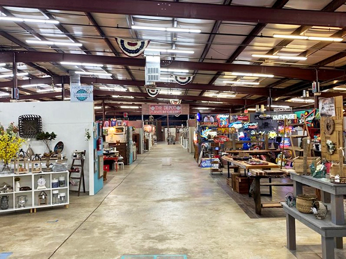 Wide aisles and endless vendor booths stretch before you&mdash;this isn't shopping, it's a full-blown expedition into nostalgia country.