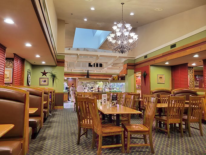 High ceilings, warm lighting, and that perfect blend of cozy-meets-spacious&mdash;this is where buffet dreams come true for generations of Idaho families.