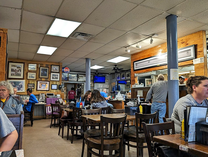 Inside Wagner's, time stands still as racing memorabilia covers the walls and conversations flow as freely as the coffee.