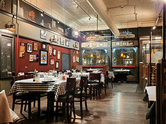 Step inside and time travel to an era when checkered tablecloths weren't ironic and conversations happened without hashtags.