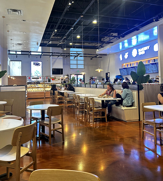 Bright, airy, and inviting&mdash;Bakery 1908's modern interior feels like the culinary equivalent of a perfect sunny Florida morning.