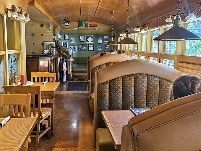 Step inside the historic trolley car section and you're transported to a simpler time&mdash;when booths were deep, ceilings were curved, and breakfast was an event worth savoring.
