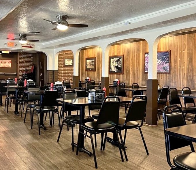 No-frills wooden paneling and simple tables set the stage where the wings, not the decor, are the undisputed stars of the show.