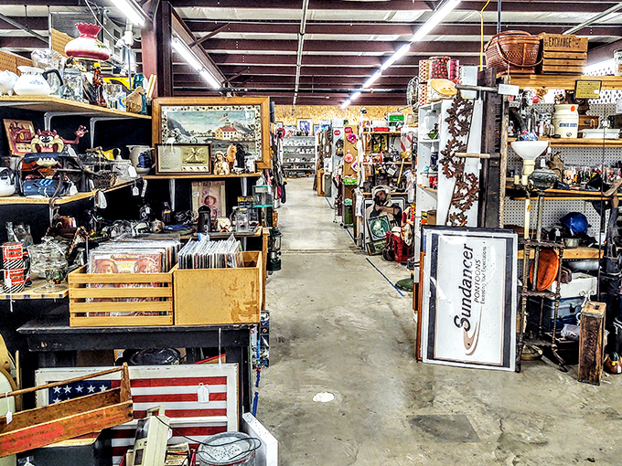 Endless aisles of possibility stretch before you like the yellow brick road of nostalgia. Each booth offers its own universe of treasures waiting to be discovered.