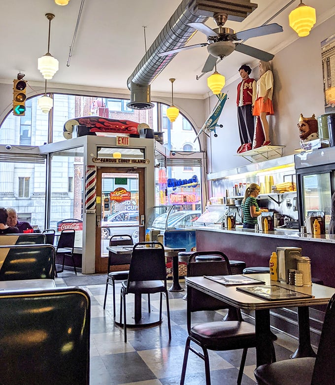 Step inside and time stands still. The checkered floor and vintage figurines aren't retro by design&mdash;they're authentic by survival.