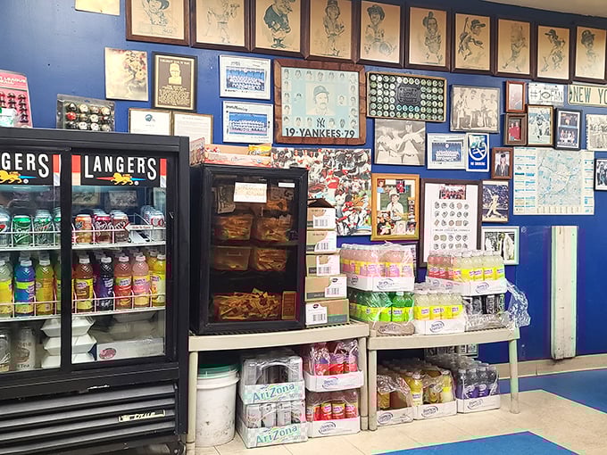 Baseball legends watch over your meal from these memorabilia-covered walls. It's like eating in a sports museum where the sandwiches, not the artifacts, are the main attraction.
